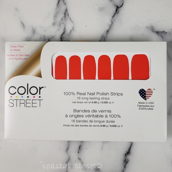 Color Street | Makeup | Retired High Voltage Color Street Nail Strips ...